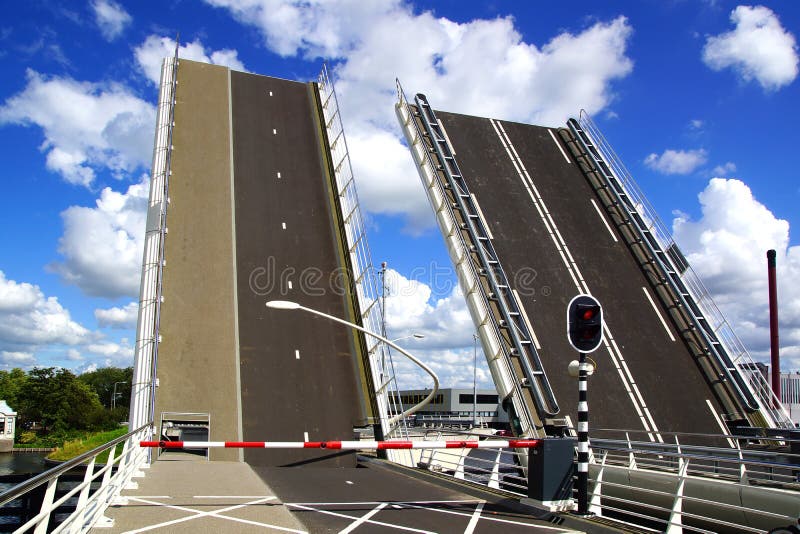 Drawbridge in Zaandijk. Holland Stock Photo - Image of travel, open ...