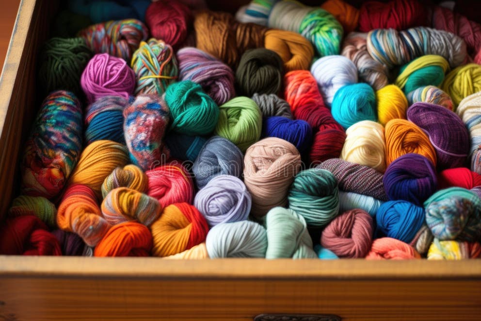 Drawer Filled with Rolled, Multicolored Socks Stock Photo - Image of ...