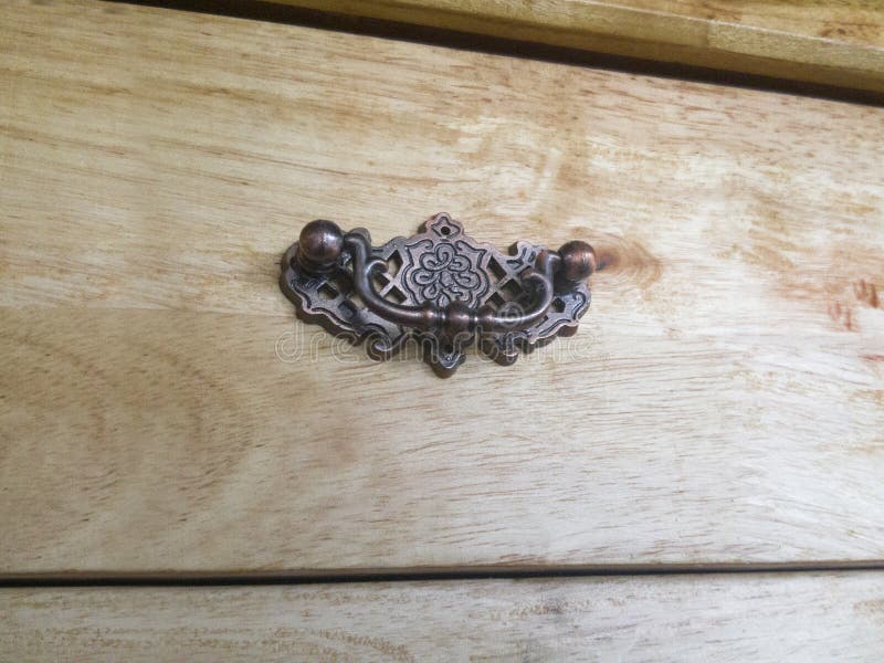 Drawer Front with Drawer Handle Stock Photo - Image of chest, front ...