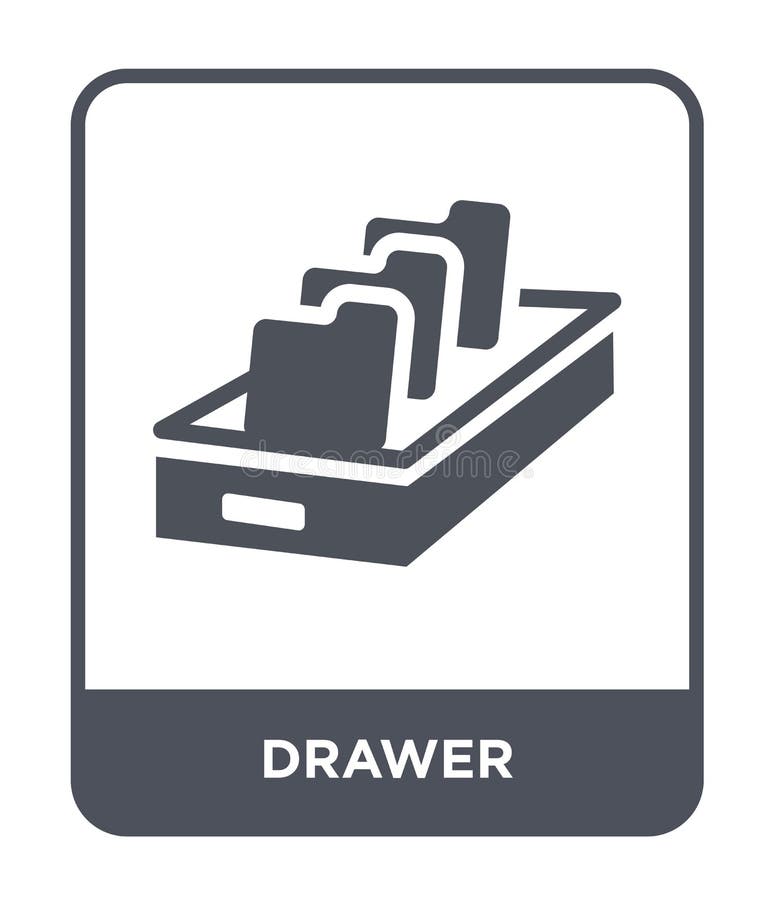 Chest of Drawers Icon in Trendy Design Style. Chest of Drawers Icon ...