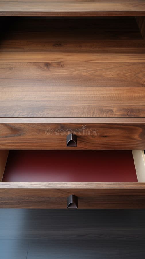 Drawer Perspective Top View of an Opened, Invitingly Empty Drawer Stock ...