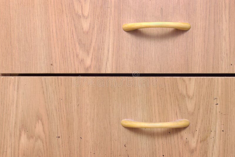 Drawer Pull Handle. Imitation of Wood Texture Stock Photo - Image of ...
