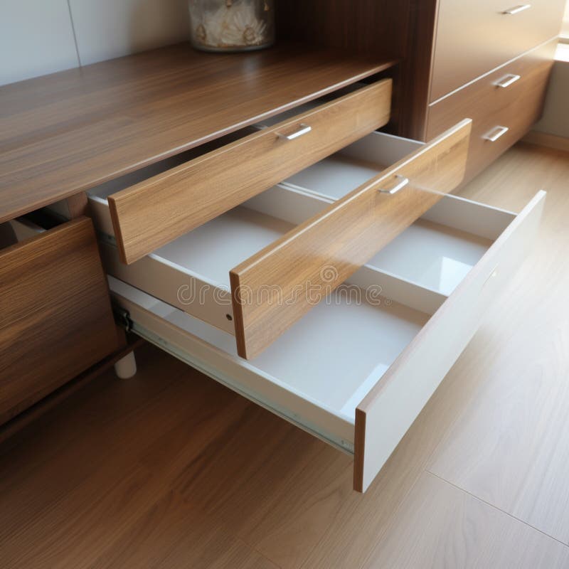 Drawer Serenity Top Down View of an Open, Uncluttered Drawer Stock ...