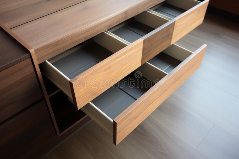 Drawer Serenity Top Down View of an Open, Uncluttered Drawer Stock ...
