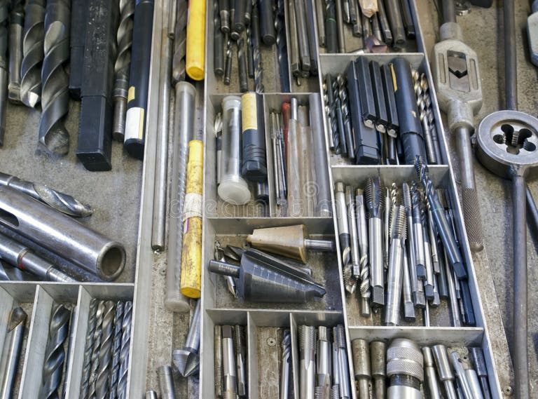 Drawer and tools stock image. Image of steel, large, twist - 34712171