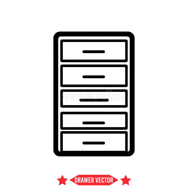 Drawer Vector Set Create Functional and Stylish Spaces with a Range of ...
