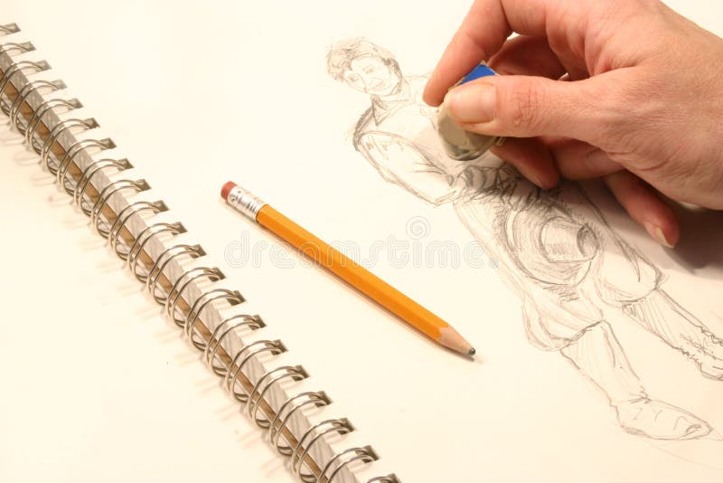 Drawing stock image. Image of illustrator, graphic, author - 416523