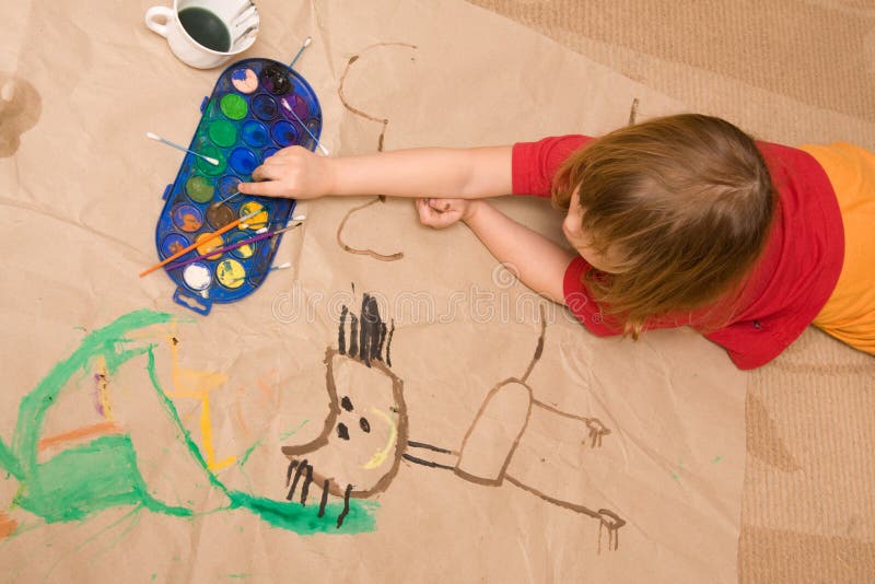 Drawing is fun stock image. Image of colors, creative - 11030895