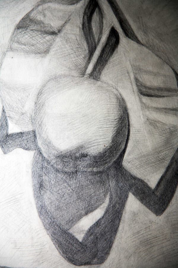 Drawing academic apple stock illustration. Illustration of painting ...