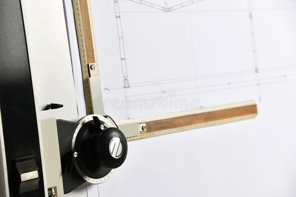 Drawing Apparatus and Instruments Stock Image - Image of office ...