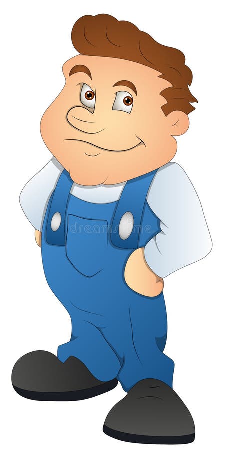 Fat Boy - Cartoon Character- Vector Illustration Stock Vector ...