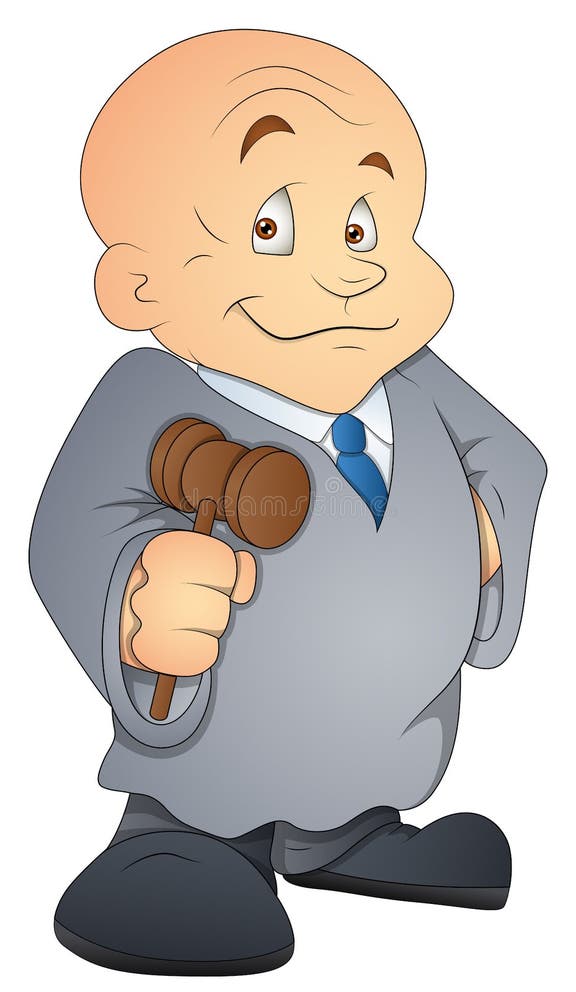 Judge Cartoon Character Stock Illustrations – 7,252 Judge Cartoon ...