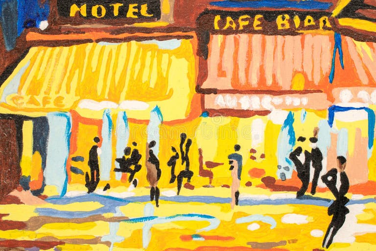 Drawing of the City of Dreams, Macro. Stock Illustration - Illustration ...