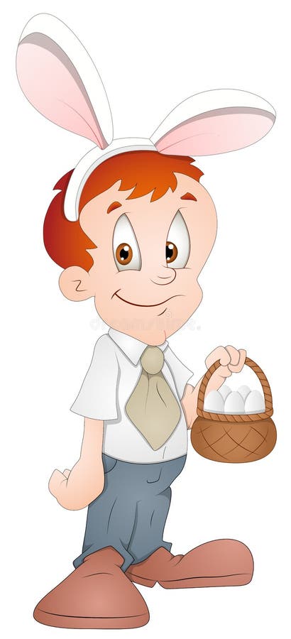 Easter Egg with Chicken - Cartoon Character - Vector Illustration Stock ...
