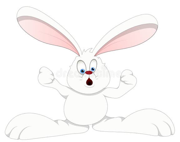 Cartoon Rabbit Scared Stock Illustrations – 296 Cartoon Rabbit Scared ...