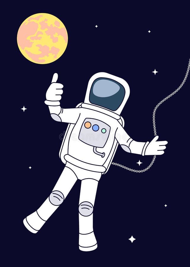 Detailed Drawings Of Astronauts 6,309 Astronaut Black White Drawings