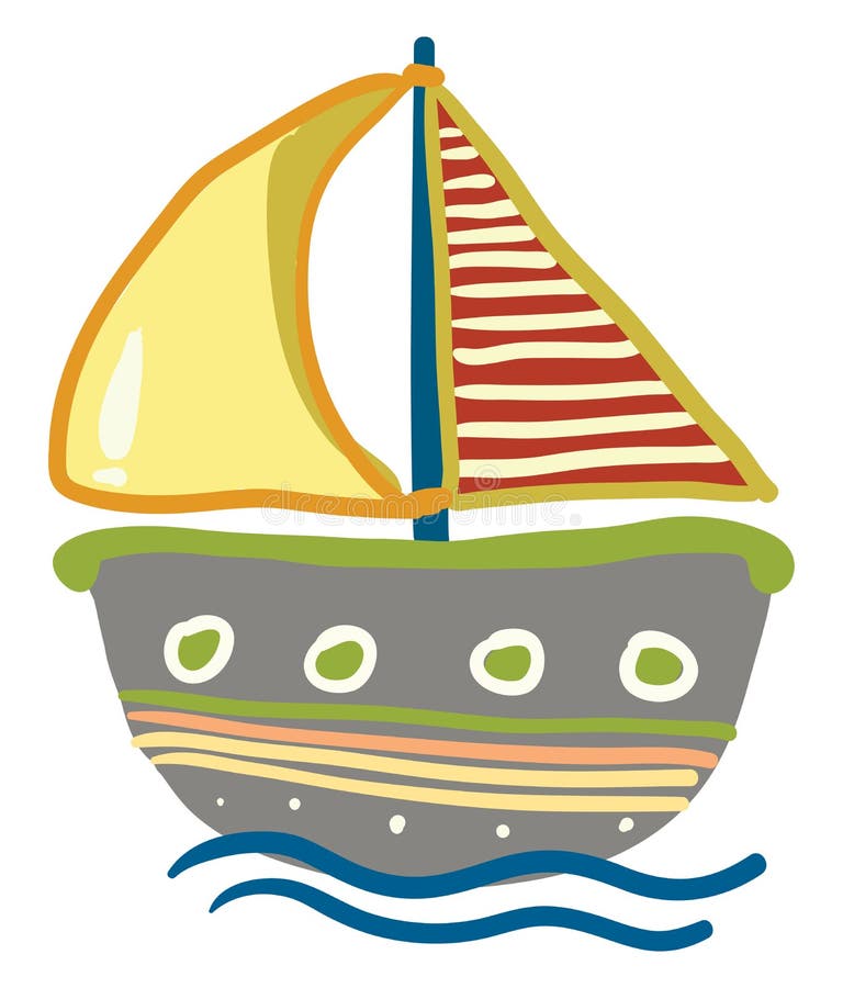 Small Sailing Ship, Icon Icon Stock Vector - Illustration of river ...