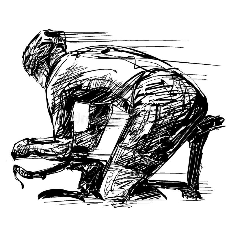 Drawing Triathlete Stock Illustrations – 79 Drawing Triathlete Stock ...