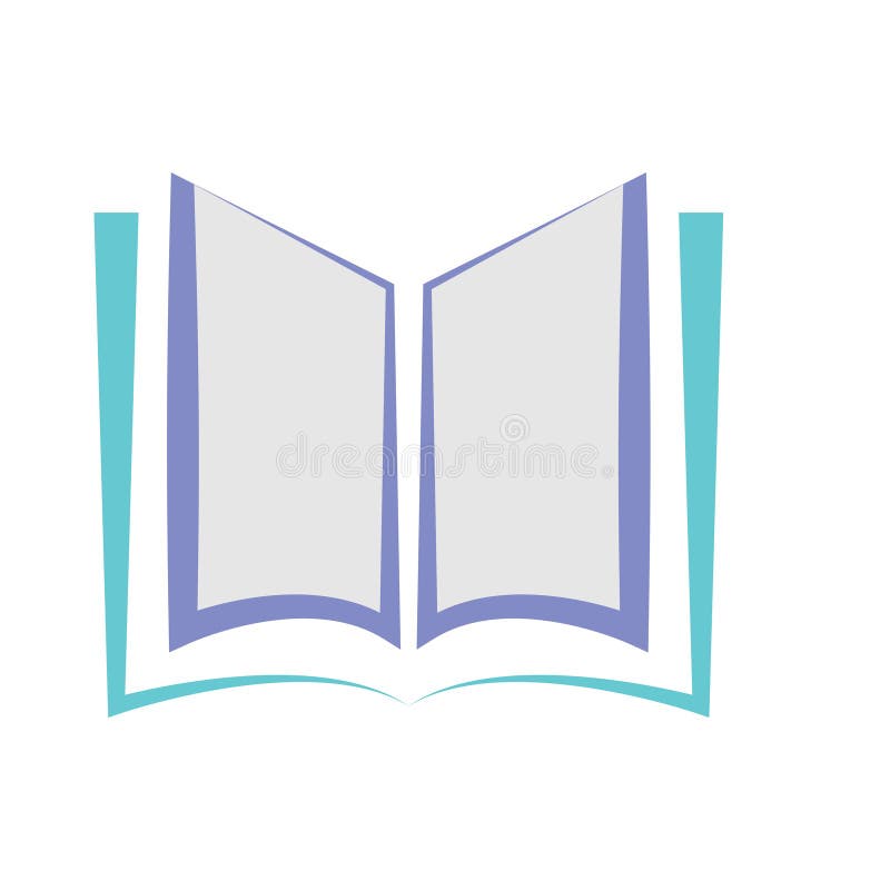 Drawing of Book Icon Colorful Design Vector Illustration Stock Vector ...