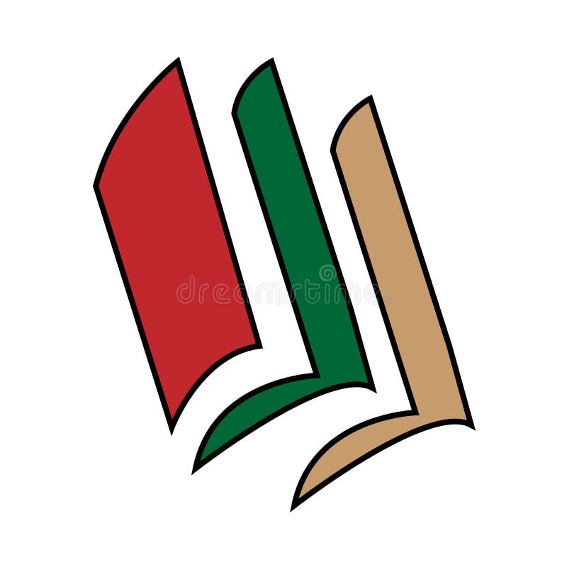 Drawing of Book Icon Colorful Design Vector Illustration Stock Vector ...