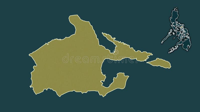 Albay, Philippines, Extruded and Isolated. Pattern Stock Video - Video ...