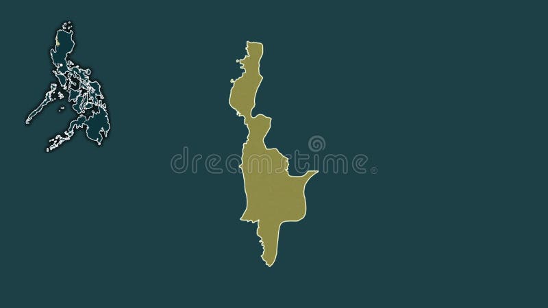 Ilocos Sur, Philippines, Extruded and Isolated. Pattern Stock Video ...
