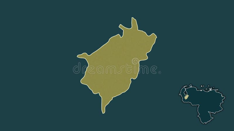 Merida, Venezuela, Extruded and Isolated. Pattern Stock Video - Video ...