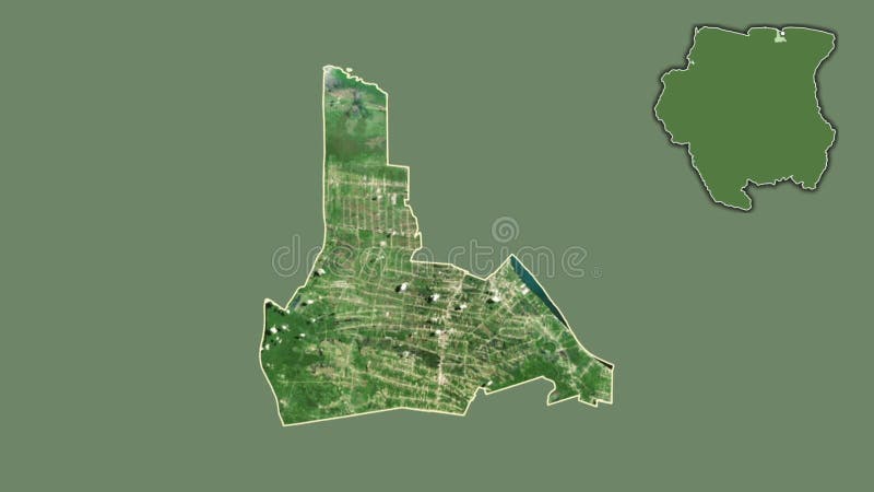 Wanica, Suriname, Extruded and Isolated. Pattern Stock Footage - Video ...