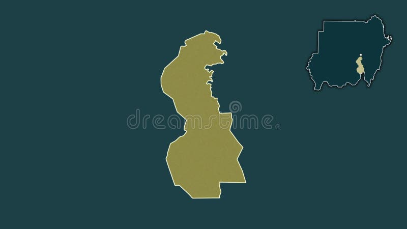 White Nile, Sudan, Extruded and Isolated. Pattern Stock Footage - Video ...