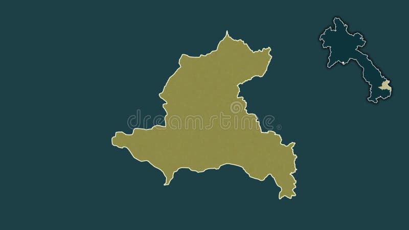 Xekong, Laos, Extruded and Isolated. Pattern Stock Video - Video of ...