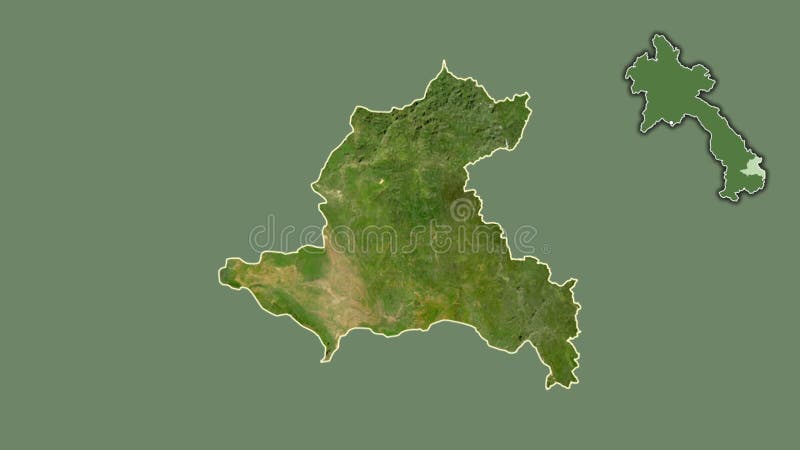 Xekong, Laos, Extruded and Isolated. Satellite Stock Video - Video of ...