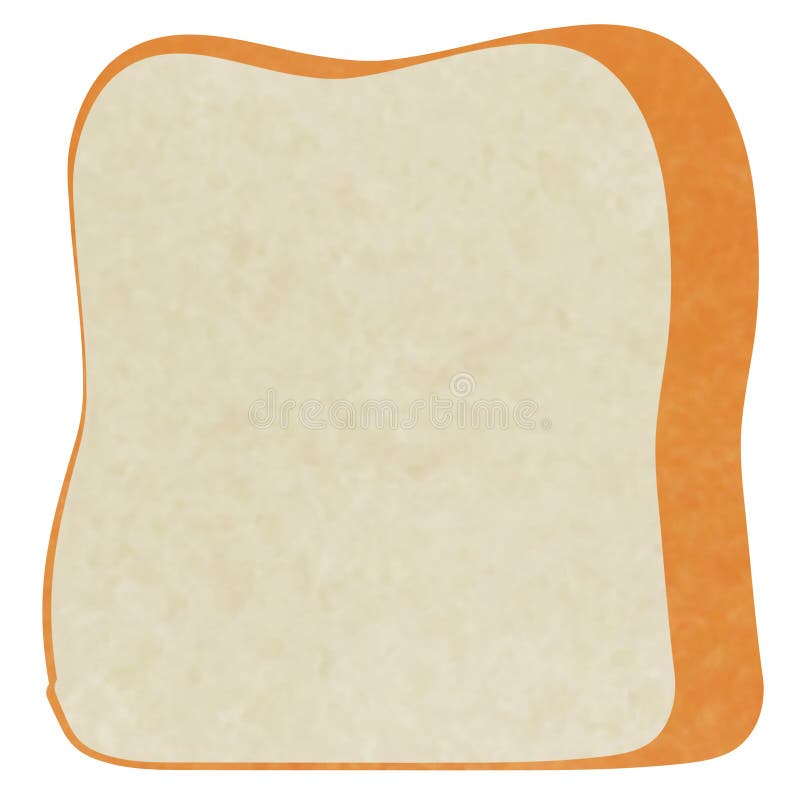 Drawing of Bread Isolated on White Background Stock Photo ...