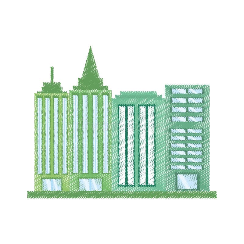 Office Building Line Drawing Stock Illustrations – 14,304 Office ...