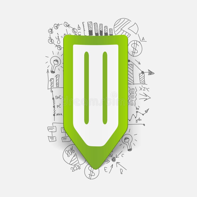 Drawing Business Formulas: Pencil Stock Vector - Illustration of ...