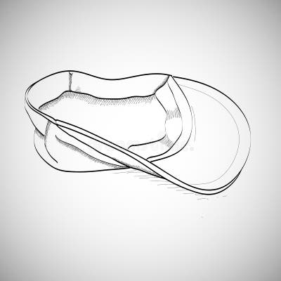 Baseball Cap Line Drawing Stock Illustrations – 1,648 Baseball Cap Line ...