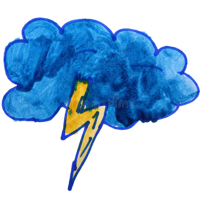 Lightning Storm Drawing