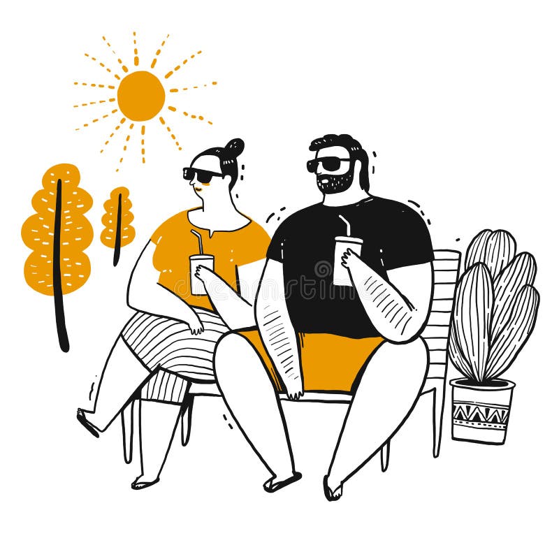 Line Drawing Break Time Stock Illustrations – 553 Line Drawing Break ...