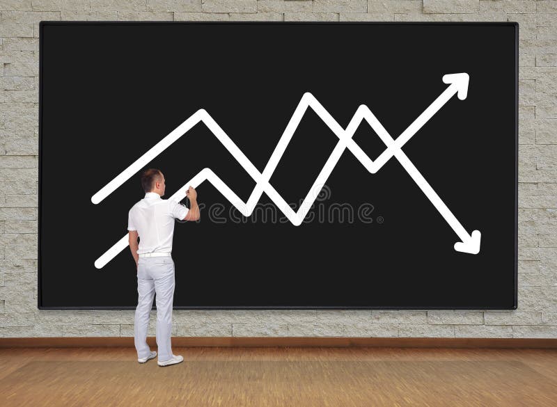 Drawing chart stock photo. Image of financial, idea, concept - 33990026