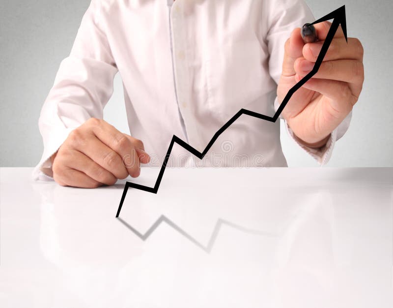 Drawing a chart show stock image. Image of blank, competition - 74271633