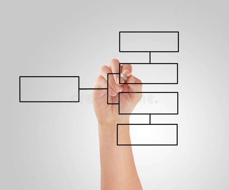 Drawing Chart on Whiteboard Stock Image - Image of hand, arrow: 86214201