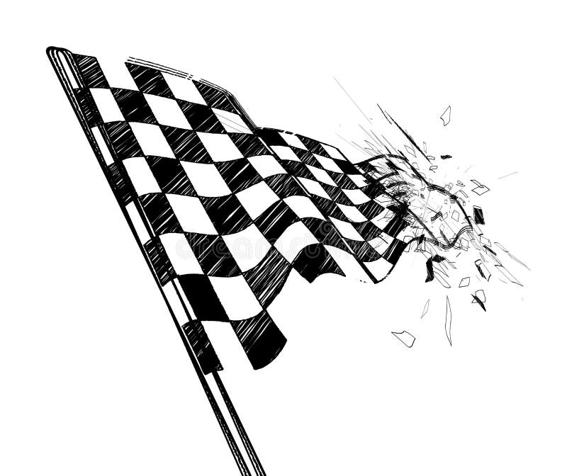 Checkered Flag Stock Illustrations – 17,800 Checkered Flag Stock ...