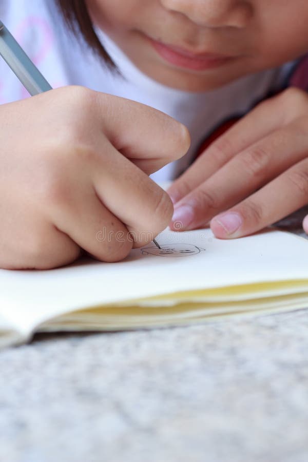 Children drawing. stock image. Image of note, book, learn - 57127519