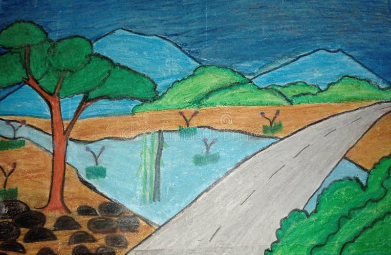 Drawing for Children so Simple Stock Image - Image of drawing, draw ...