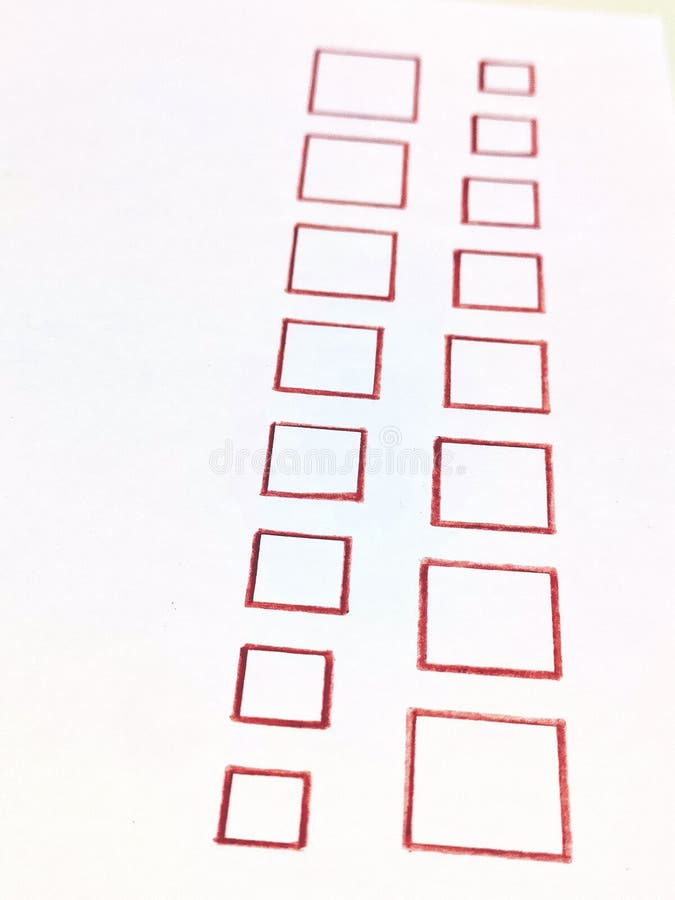 Drawing,color Line on White Background,red Stock Image - Image of ...