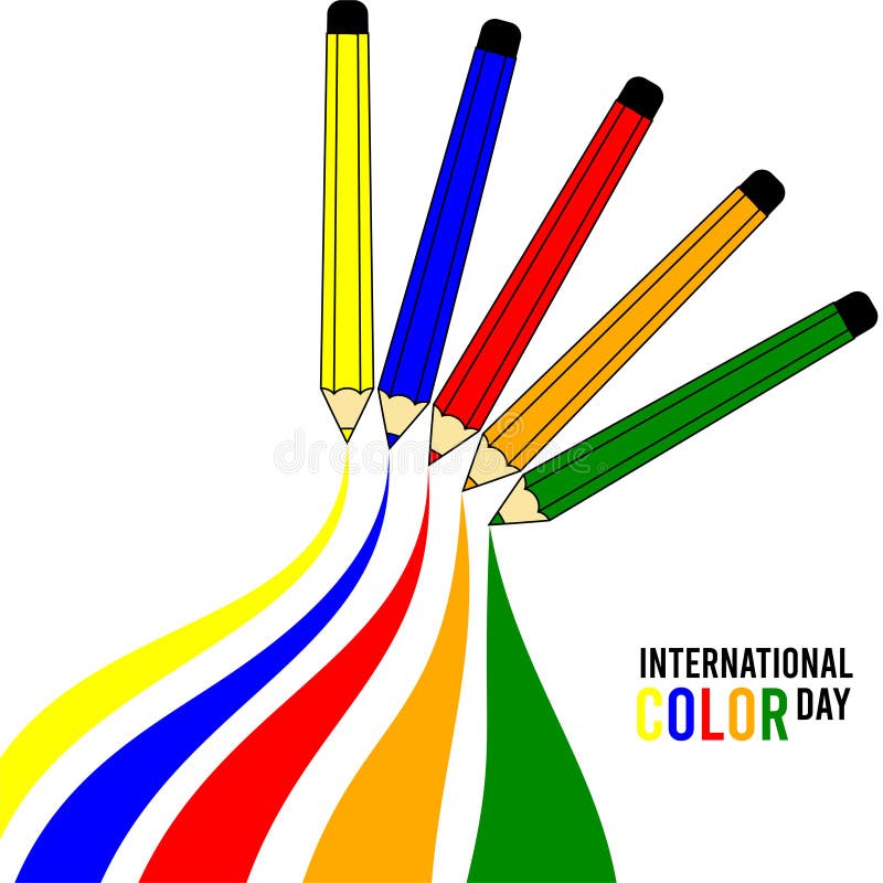 Drawing Color Pencil Vector Design Stock Vector - Illustration of card ...