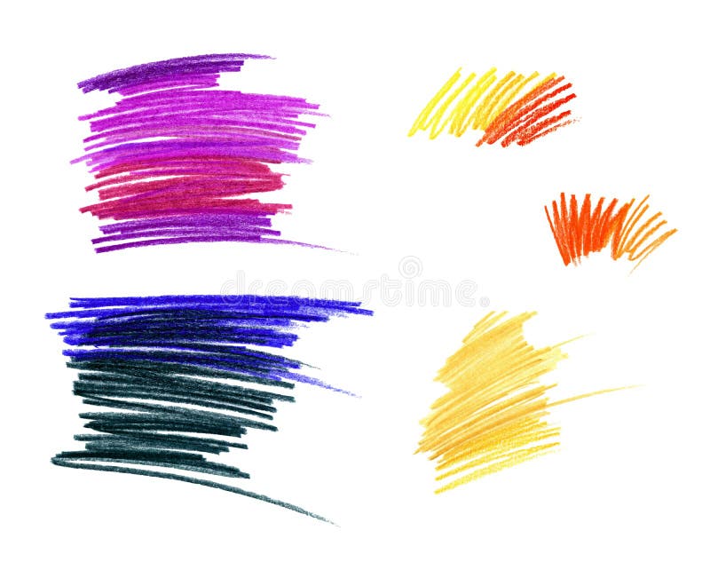 Pencils of Different Colors are Arranged in a Circle Stock Vector ...