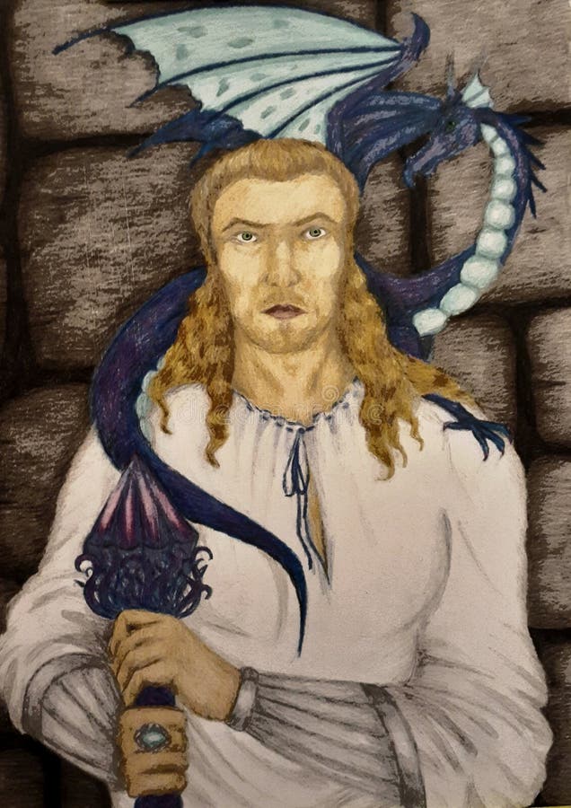 Wizard Dragon Drawing Stock Illustrations – 387 Wizard Dragon Drawing ...