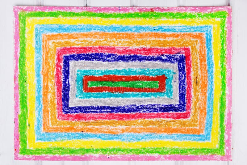 Drawing: Colorful Rectangles Stock Illustration - Illustration of ...