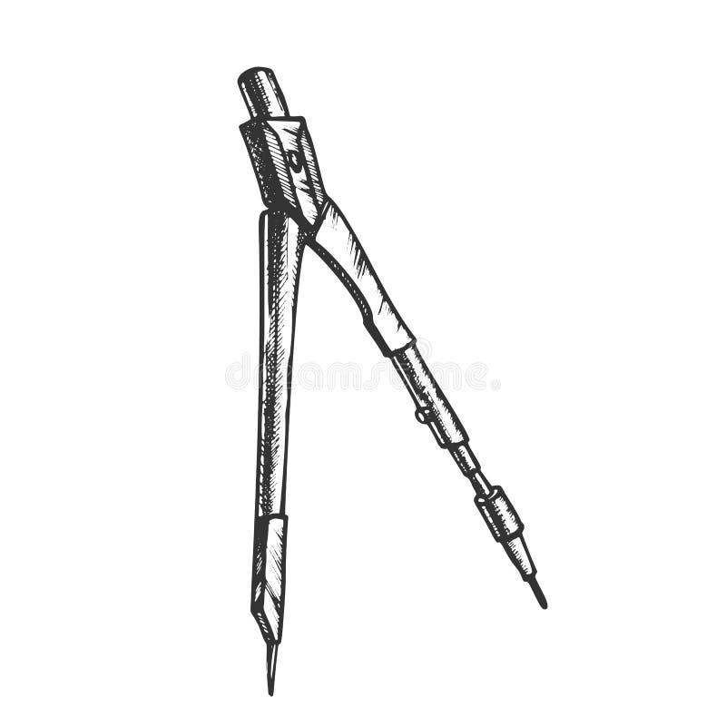 Vintage Architect Compass Stock Illustrations – 143 Vintage Architect ...