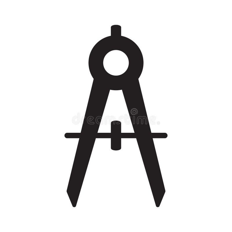 Drawing Compass Icon. Divider Icon for Website Design Stock ...